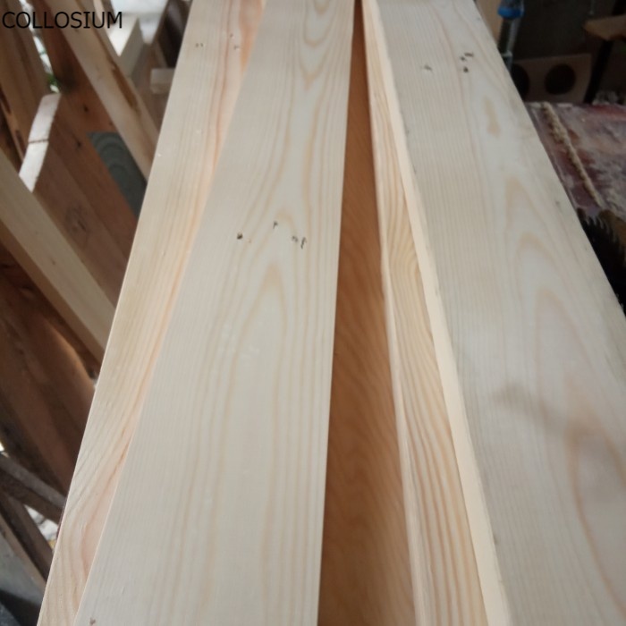 Jual Papan Kayu Jati Belanda 100x9,5x1,5 Isi 5pcs Papan Kayu Pinus ...