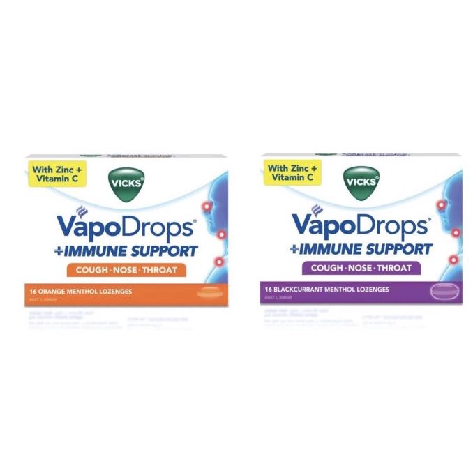 Jual Vicks Vapodrops Immune Support 16 Lozenges | Shopee Indonesia