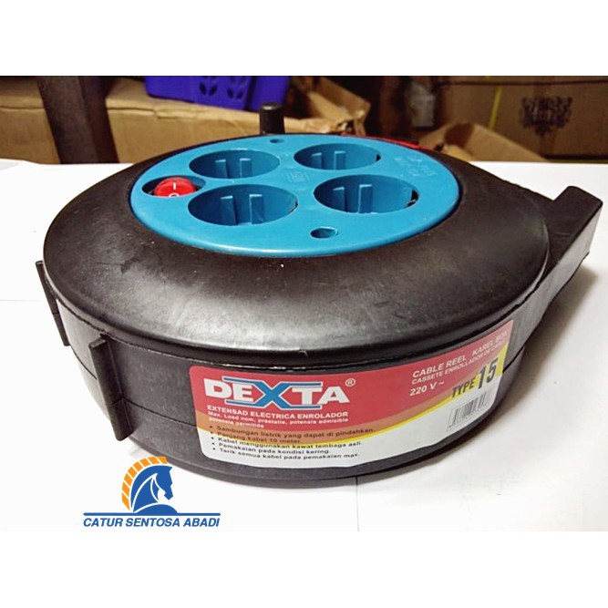 Jual POWER KABEL GULUNG ROLAN 4 LUBANG COLOKAN 10 M METER TERMURAH CSA ...