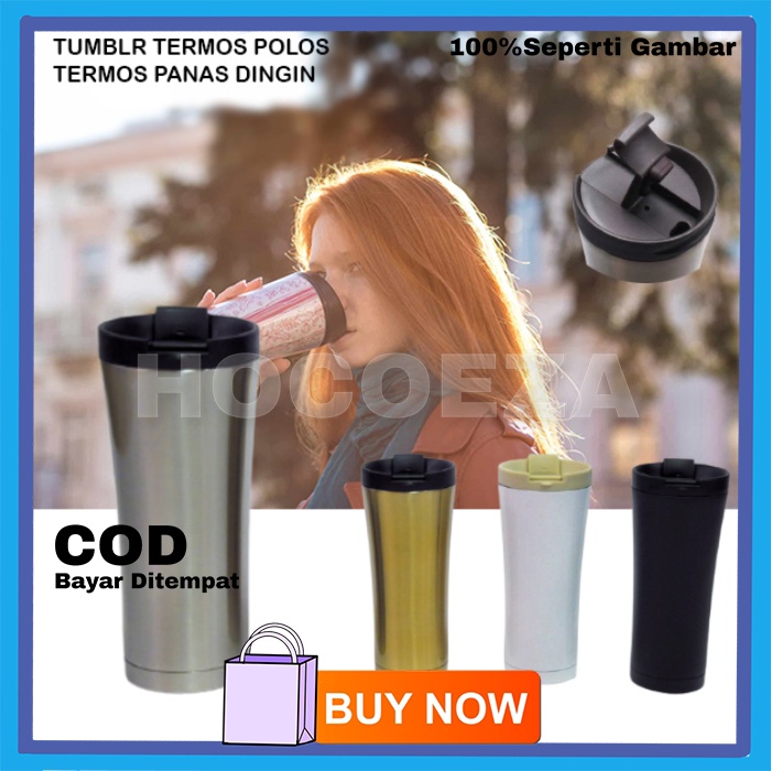 Jual TUMBLR TERMOS POLOS 500ML TERMOS PANAS DAN DINGIN TMBLR TERMOS ...