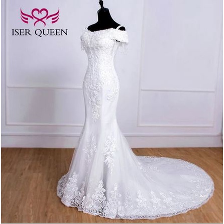 Jual mermaid wedding gown gaun pengantin / gaun wedding mermaid ekor ...