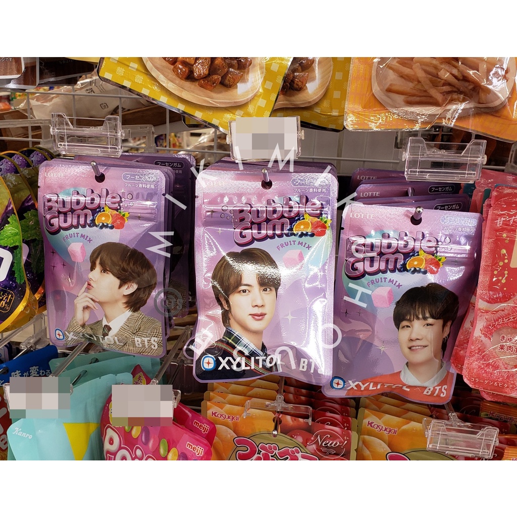 Jual READY NEW BTS JAPAN XYLITOL LOTTE FRUIT MIX GUMMY BUBBLE GUM ...