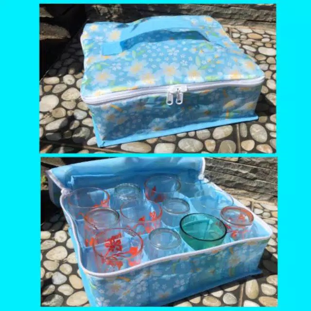 Jual TAS GELAS MURAH+ ALAS TRIPLEK / MUAT 1 LUSIN GELAS BELIMBING (1KG ...