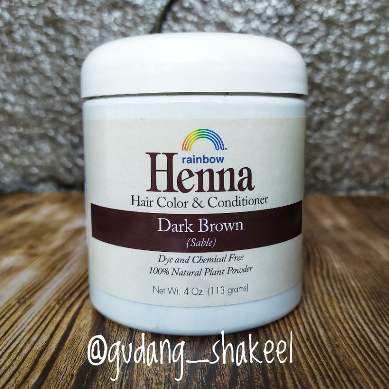 Jual Rainbow Research Henna Hair Color & Conditioner Pewarna Rambut ...