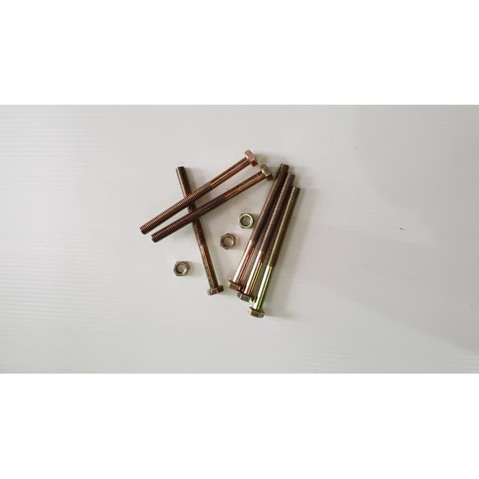 Jual Baut Mur Kuning - BMK M8 x 100 mm | Shopee Indonesia