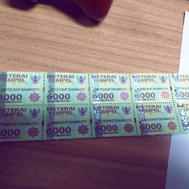 Jual Materai 6000 | Shopee Indonesia