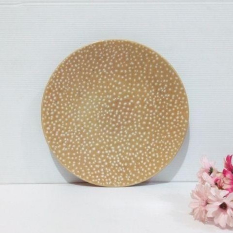 Jual 00554 Piring Salad Motif Salju Diameter 21cm / Piring Keramik ...