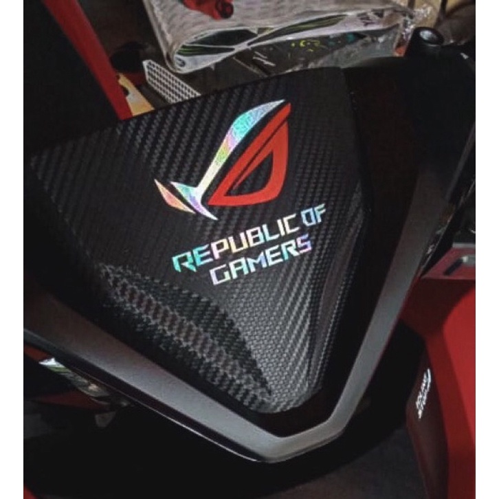 Jual Cutting Sticker Asus Republik Of Gamers ROG / Sticker motor ...