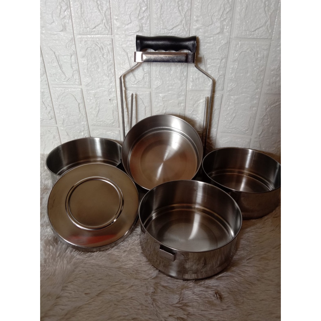 Jual Rantang stainless susun 4 / Rantang Berkualitas | Shopee Indonesia