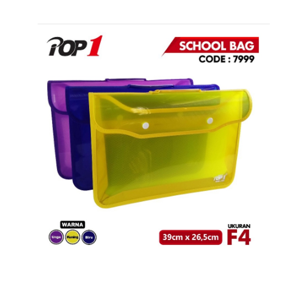 Jual Map Kancing / Map Tenteng/ School Bag Pop1 | Shopee Indonesia