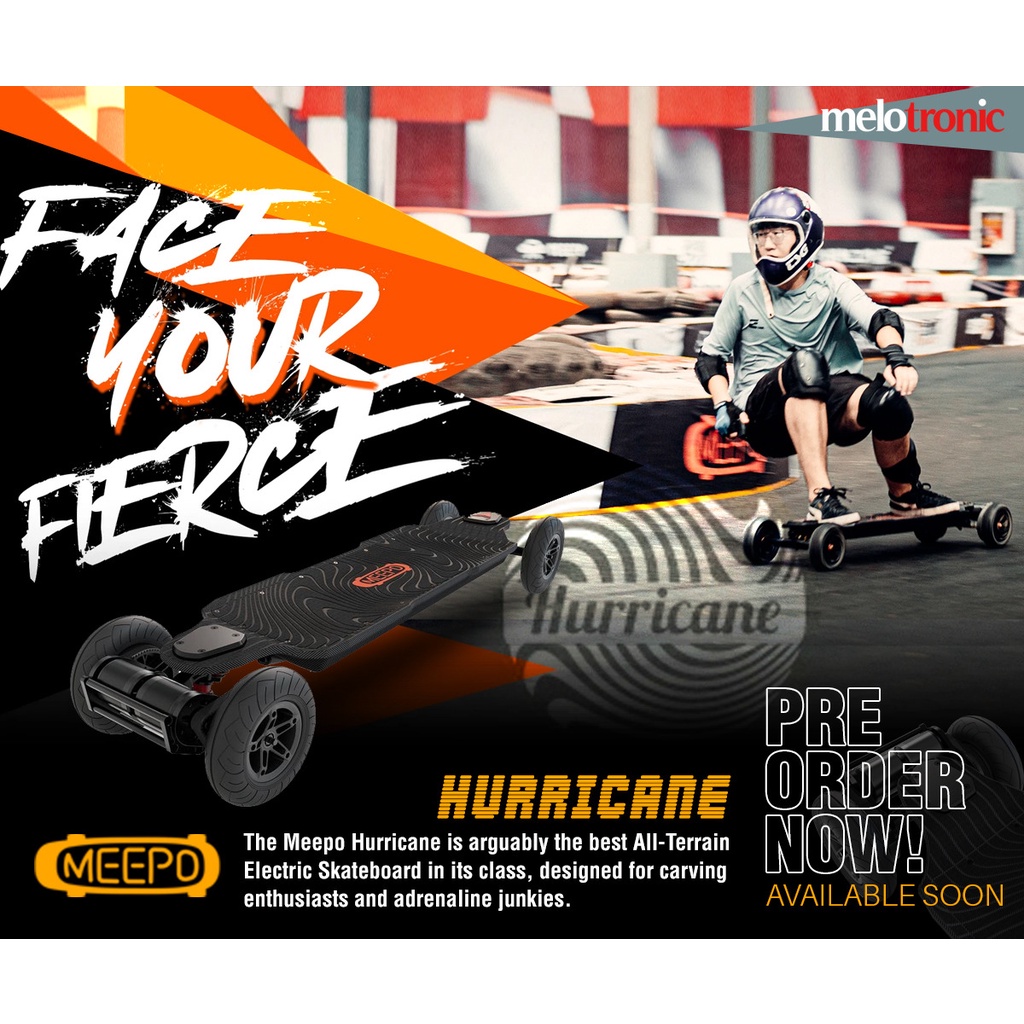 Jual Meepo Hurricane E-Skateboard All -Terrain (Electric Skateboard ...