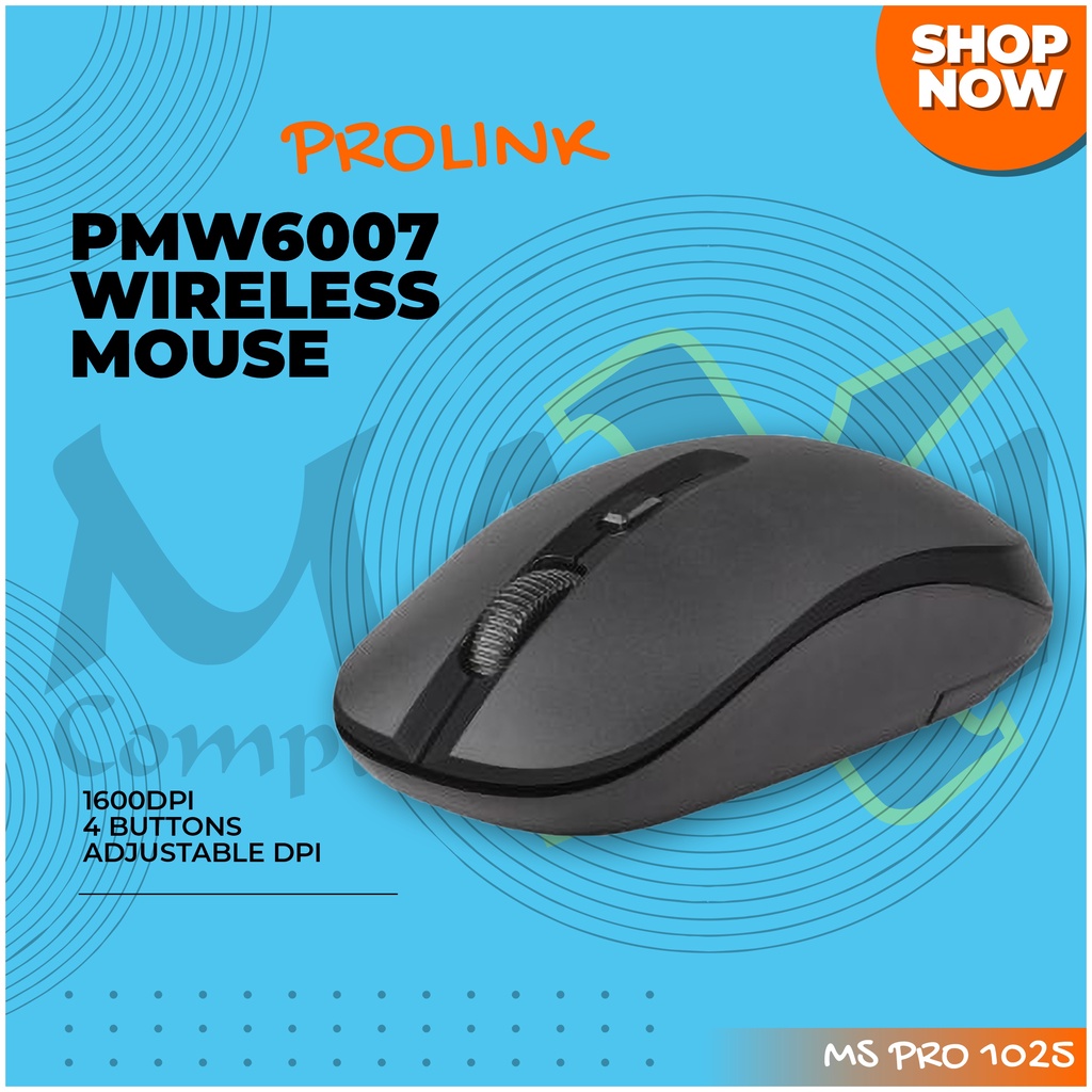 Jual Prolink PMW6007 Adjustable 800 / 1200 / 1600 DPI 4 Buttons ...