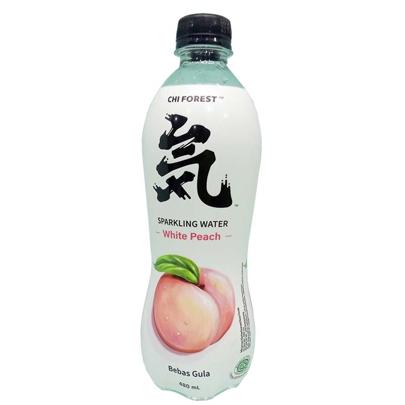 Jual CHI FOREST WHITE PEACH SPARKLING WATER 480 ML | Shopee Indonesia