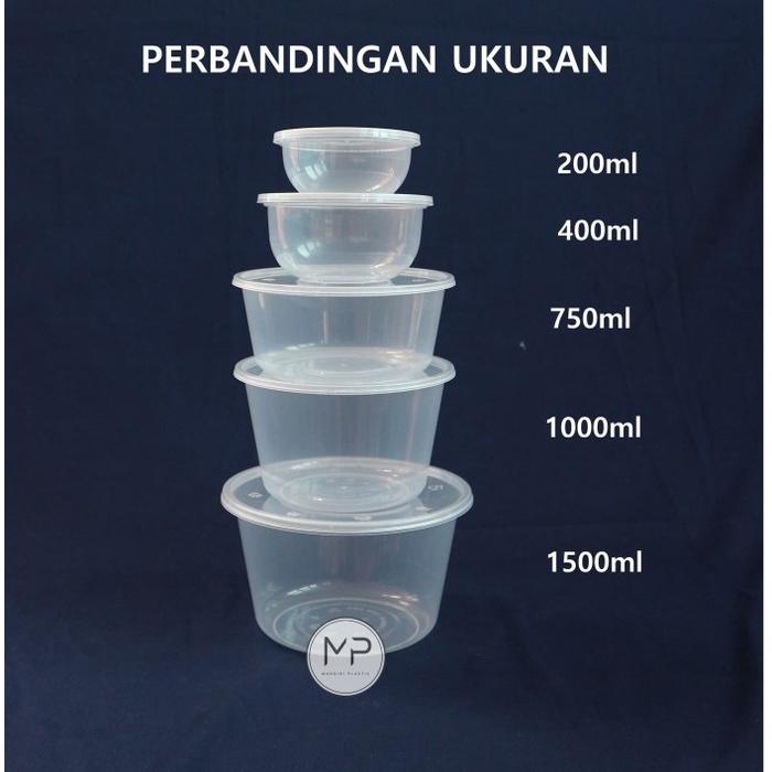 Jual b02ttty Thinwall Mangkok / Bowl / Food Kontainer Tahan Panas 400Ml - 25Pcs Ds201Dd | Shopee ...