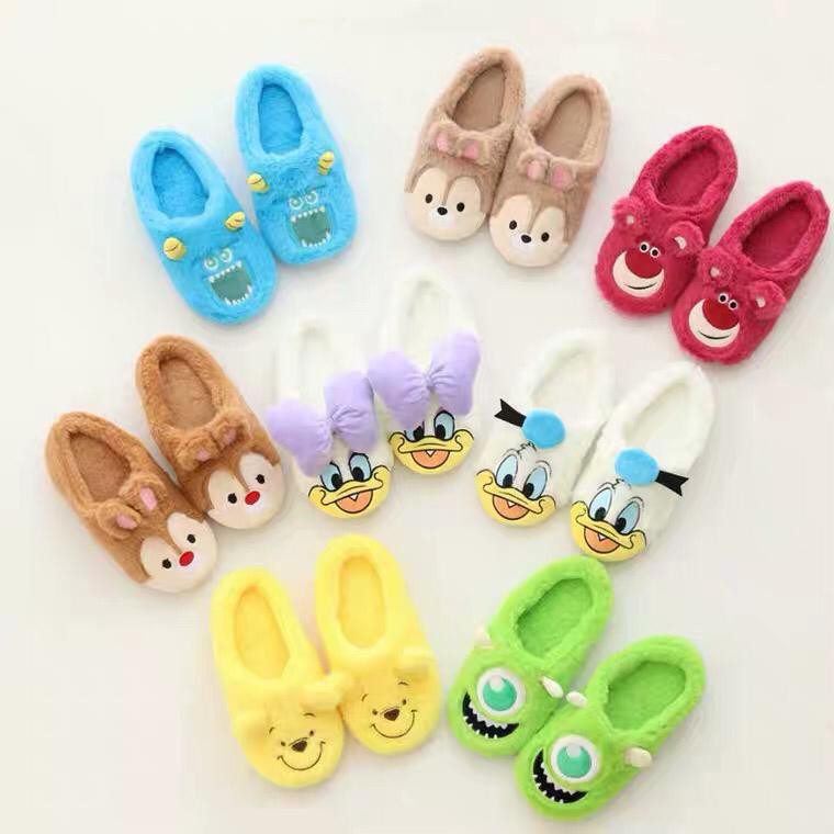 Jual SANDAL RUMAH KAMAR WINNIE THE POOH LOTSO DALE CHIPMUNK SLIPPER ...