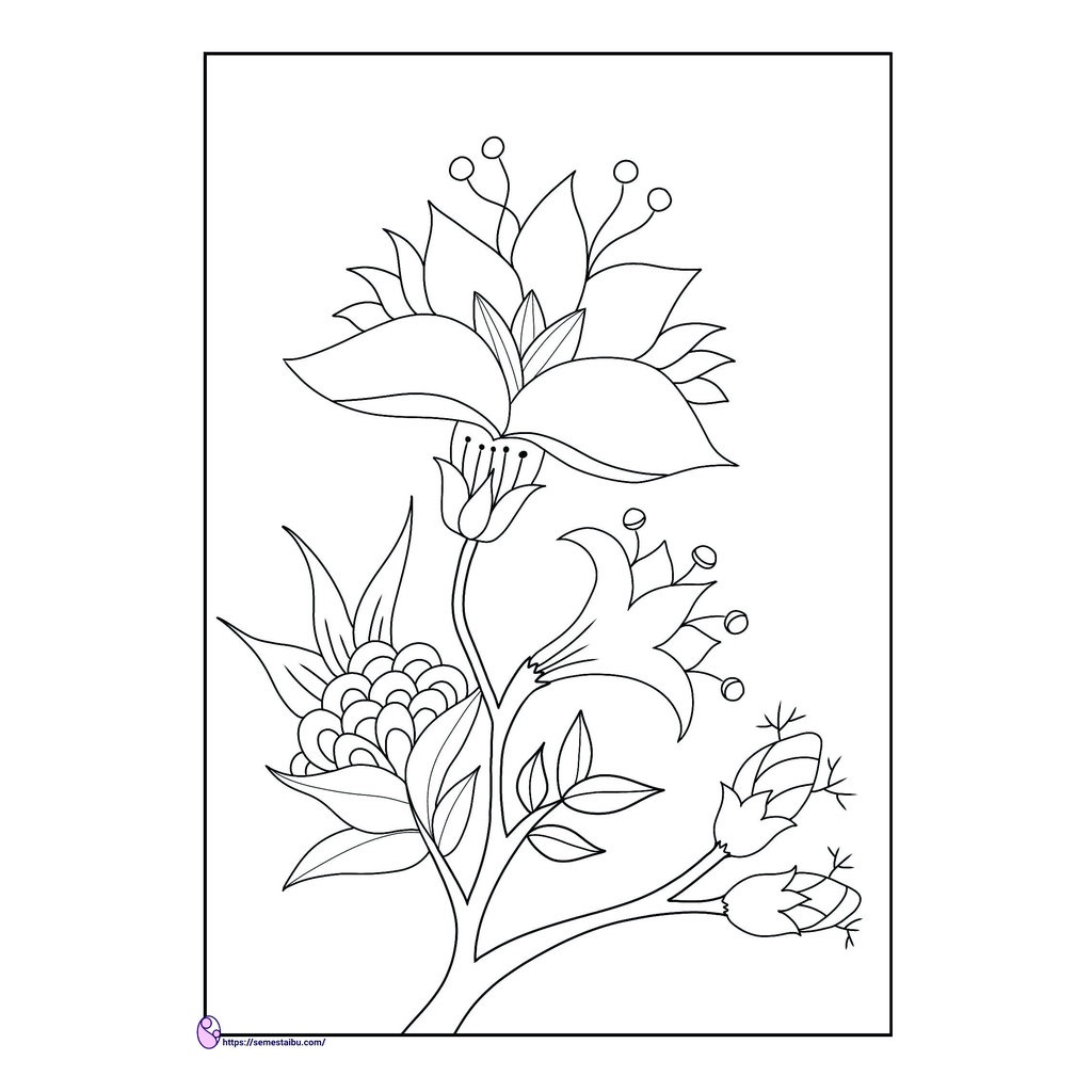 Jual ( Min Order 20Pcs ) Kertas Gambar Mewarnai F4 - Latih Imajinasi ...