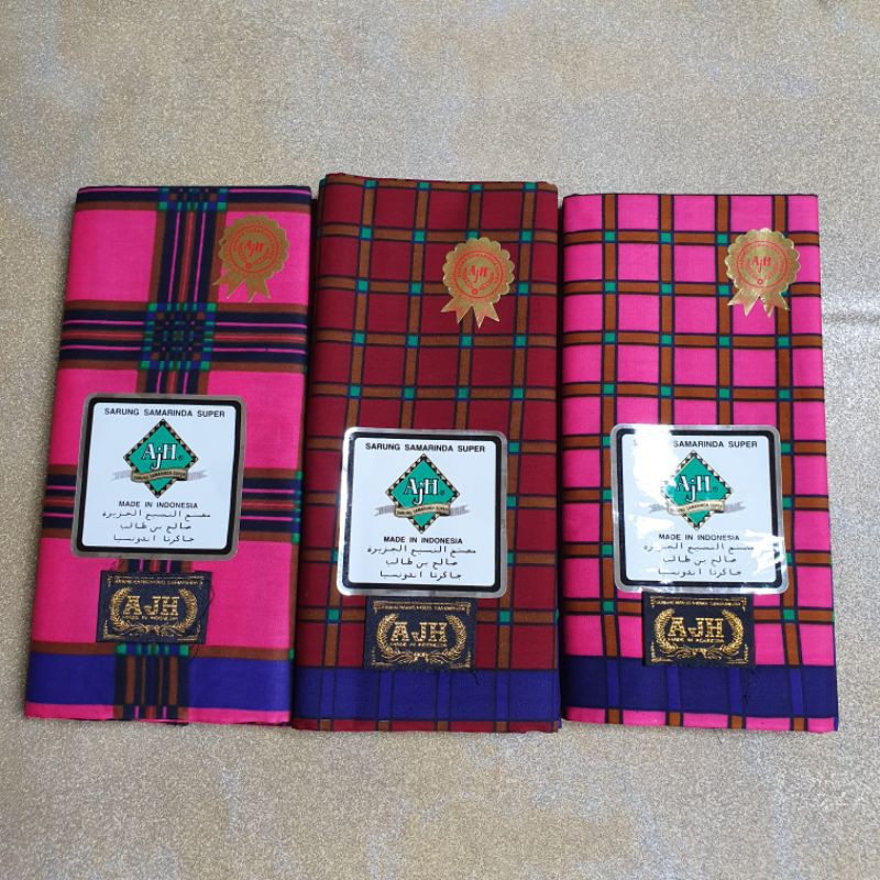 Jual SARUNG AJH SAMARINDA SUPER ALJUPRI MOTIF BHS KAIN SARUNG PRIA ...