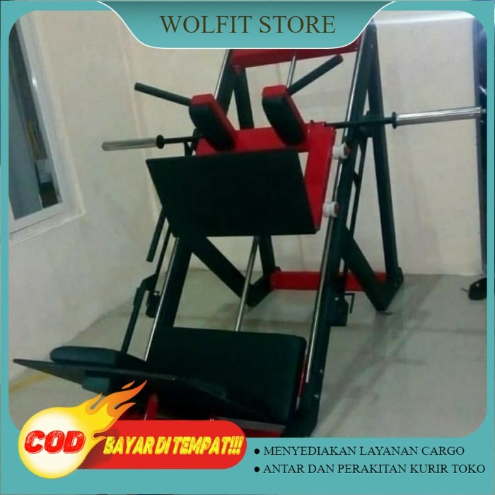Jual Alat Olahraga Fitness Gym - Leg Press Plus Squat Komersil | Shopee ...