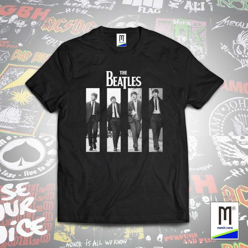 Jual KAOS BAND THE BEATLES TAG MERCHCONS SIZE LUAR COTTON COMBED 24S ...