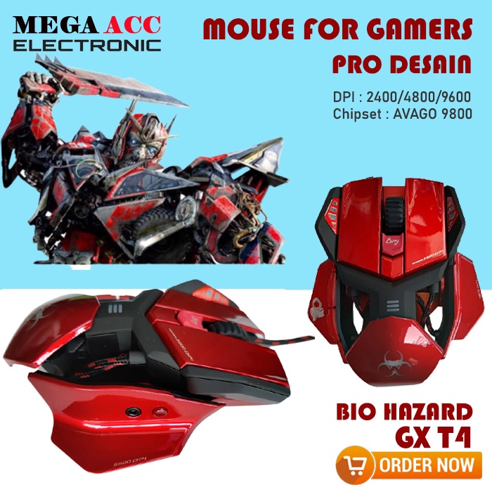 Jual Mouse For GamersVio-Hazard GX-T4 Pro Designed | Shopee Indonesia