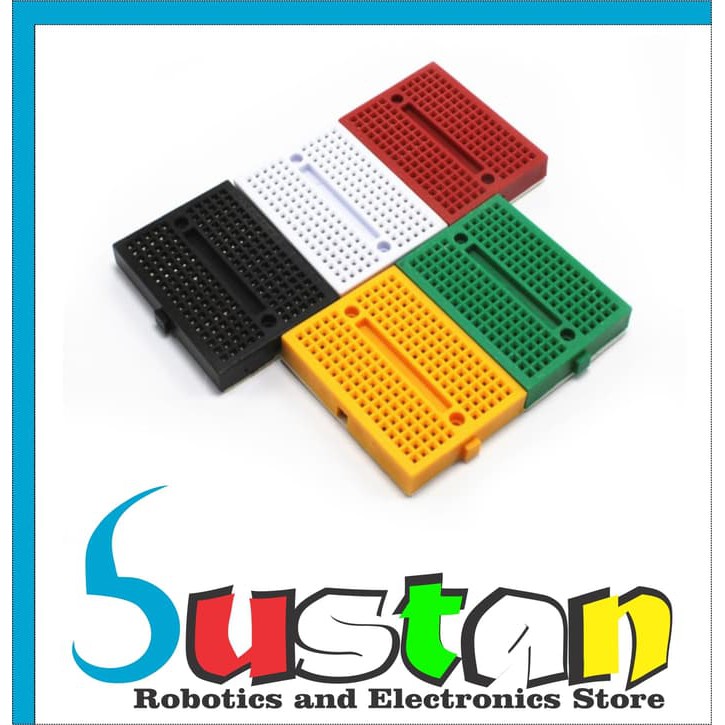 Jual project board projectboard Breadboard SYB 170 Mini Bread Board 170 ...