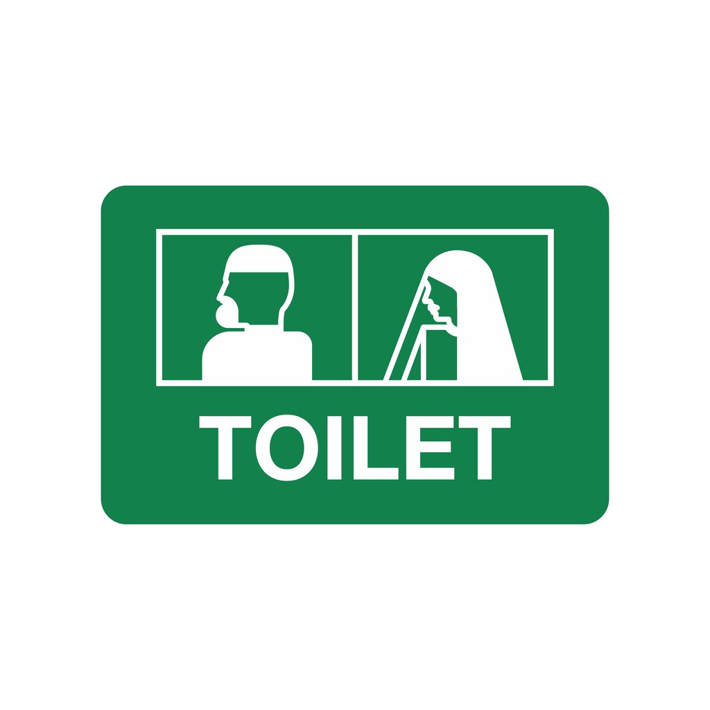 Jual RAMBU TOILET AKHWAT IKHWAN 20CM X 30CM PLAT ALUMUNIUM | Shopee ...