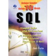 Jual Buku Belajar Sendiri Dalam 10 Menit: SQL - The Pearson Education ...