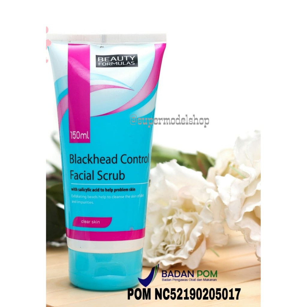 Jual Beauty Formulas Blackhead Control Facial Scrub 150ml | Shopee ...