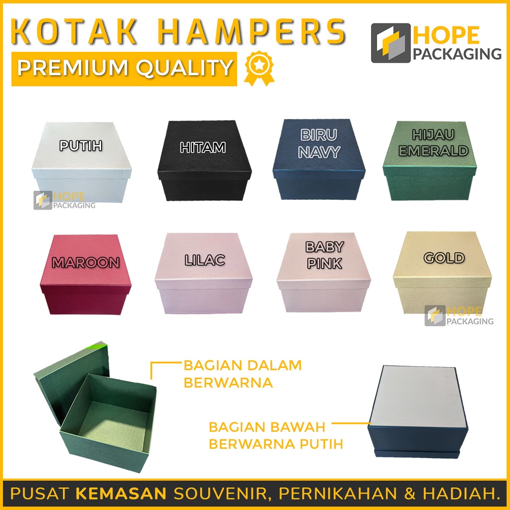 Jual Bloom Box Kotak Hampers + Lapisan / Square Flower Box / Kotak Kado Hampers Square / Kotak ...