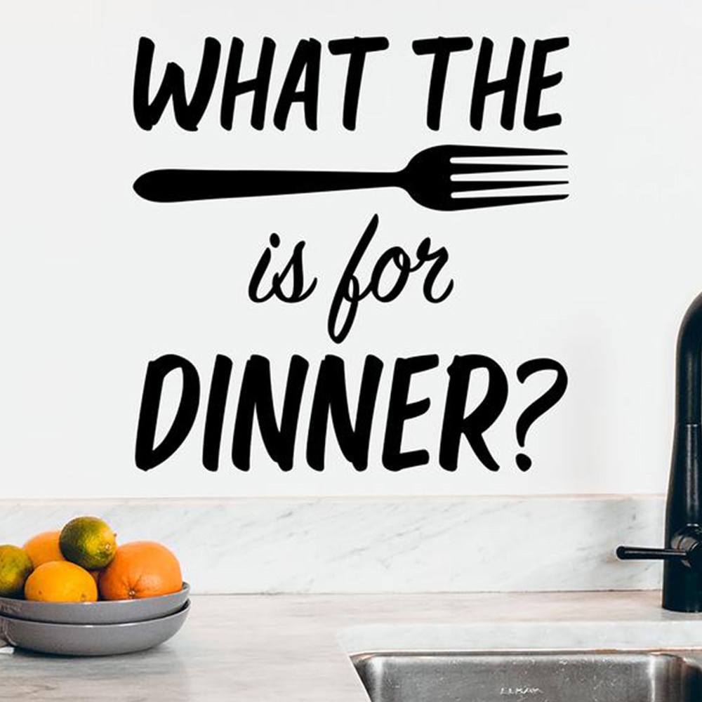 Jual Stiker Dinding Dapur Funny kitchen Vinyl Wall Sticker Home Decor ...