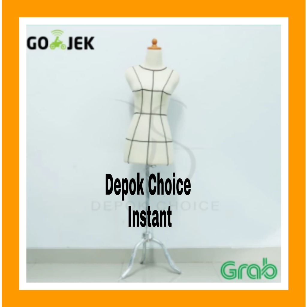 Jual MANEKIN DM POLA KREM TIANG BESI | PATUNG UNTUK JAHIT | Shopee ...