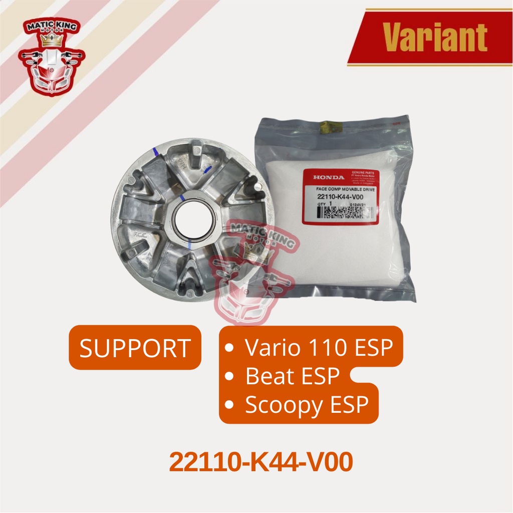 Jual Rumah roller Face Comp Genio Beat New Deluxe Scoopy 2021 22110-K0J-N00 asli AHM | Shopee ...