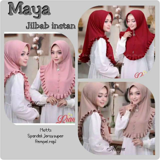 Jual (1KG=8pcs) YANG ASLI EXCLUSIVE MAYA HIJAB | Shopee Indonesia