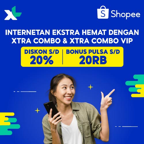 Promo XL Xtra Combo Diskon S/D 20% | 1-31 Maret