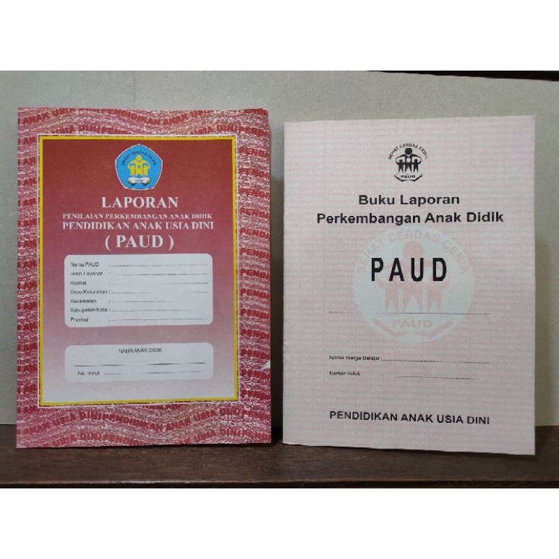 Jual buku laporan perkembangan anak didik PAUD a5 (raport paud ...