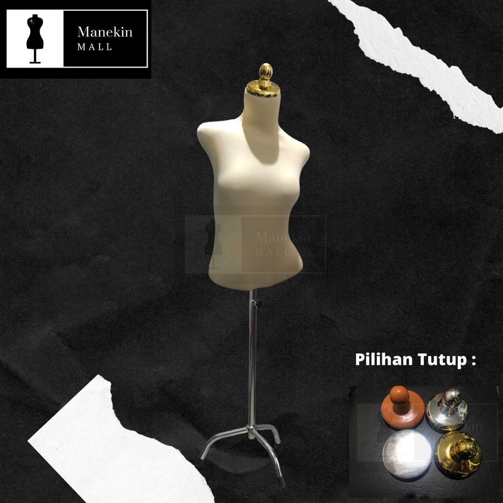 Jual Manekin Wanita Premium Miring Krem Kaki Besi | Manekin Set ...