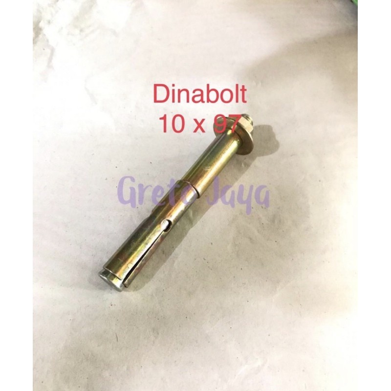 Jual ( 10 x 97 ) Baut Beton Dinabolt 10x97 Dinabol M 10 Dynabolt Tanem ...