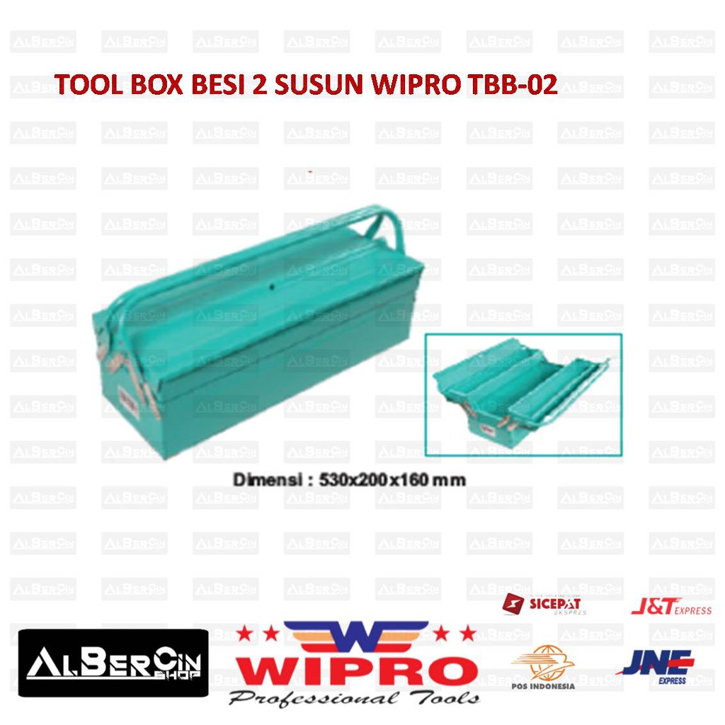 Jual Kotak Tool Box Besi 2 Susun Rak WIPRO TBB 02 TBB-02 | Shopee Indonesia