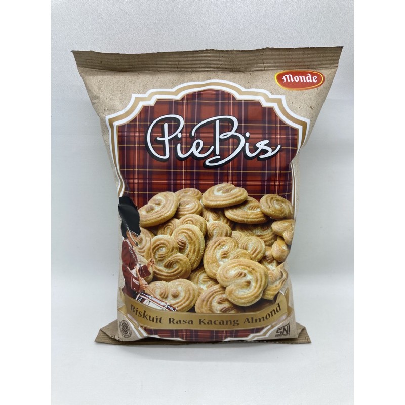 Jual Monde Pie Bis BISKUIT Rasa Kacang Almond 190g BARCODE ...