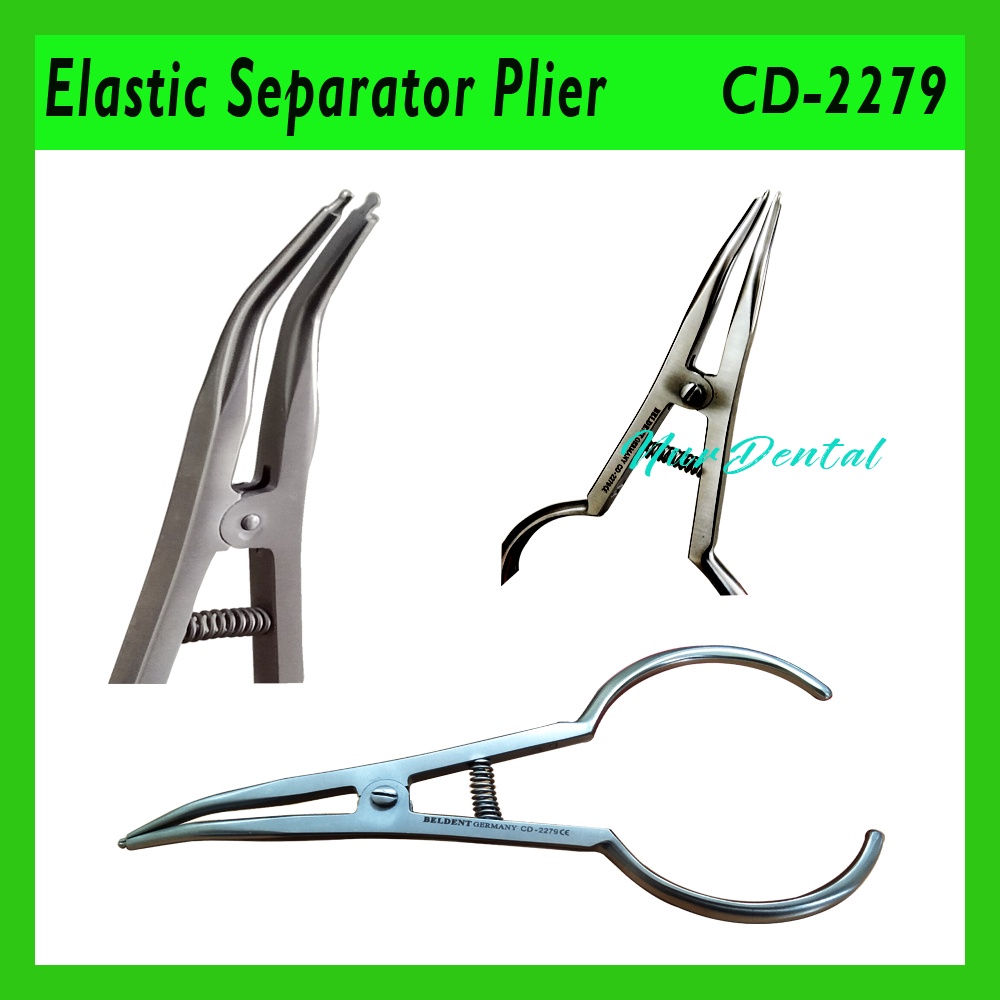 Jual Tang Ortho Elastic Separating Plier alat pasang karet separator ...