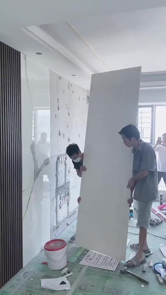 Jual Wallboard PVC / Dinding PVC Motif Marmer Panjang 2,9 Meter Harga ...