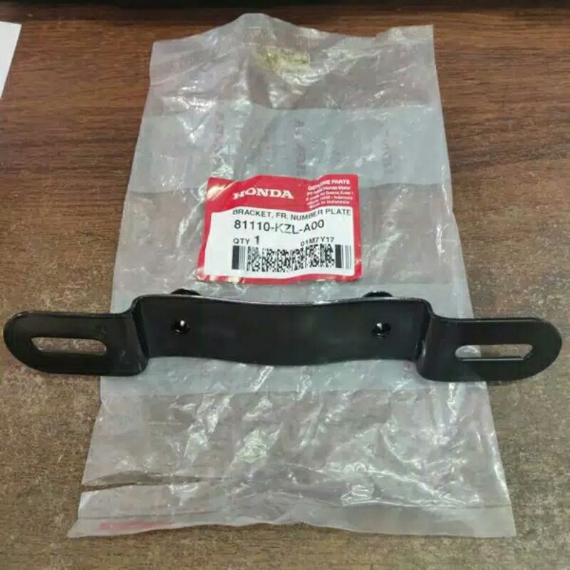 Jual Bracket dudukan Plat nomer Depan Beat FI 2013-2015 - Spacy 81110 ...