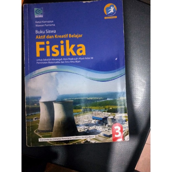 Jual Buku bekas cetak Fisika murah untuk SMA sederajat kelas 12 ...