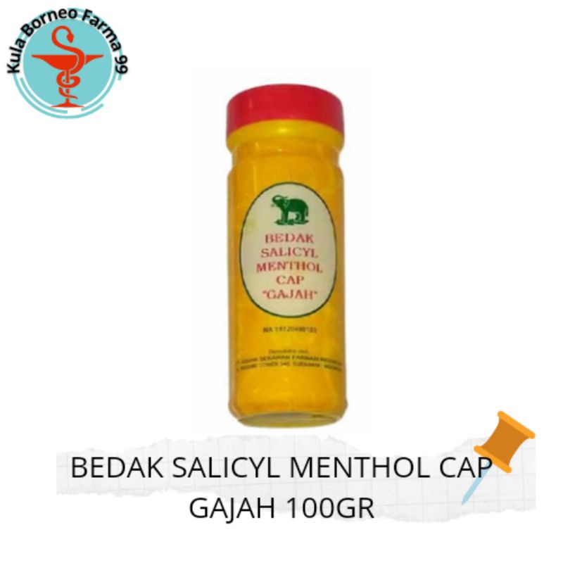 Jual Bedak Salicyl Menthol Cap Gajah 100gr | Shopee Indonesia