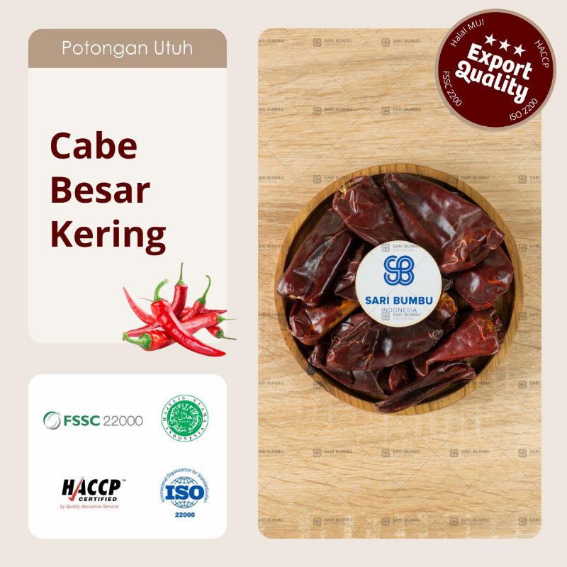 Jual Cabe Besar Kering 100g | Shopee Indonesia