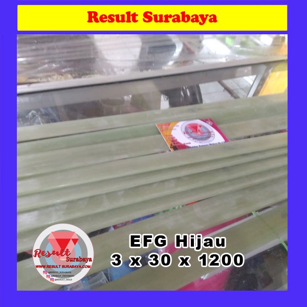 Jual Epoxy Fiber Glass EFG 3 x 30 x 1200 Impor Serat Banyak Warna Hijau ...