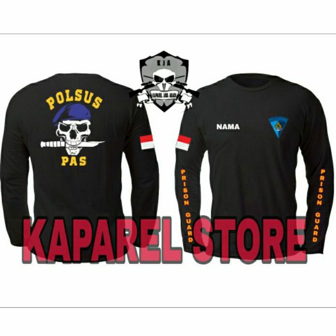 Jual Kaos Polsuspas Prison Guard Baju Prison Guard Polisi Lapas Atasan ...