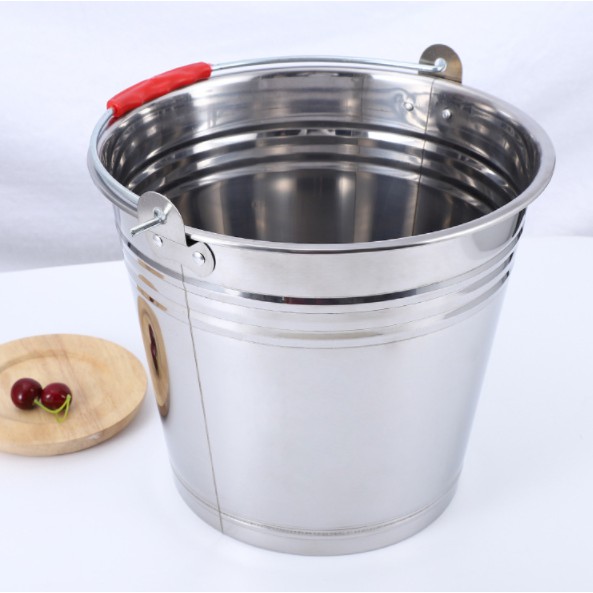 Jual Ember Stainless dengan Handle 22 CM Isi Air 5L, 24CM Isi Air 6L ...