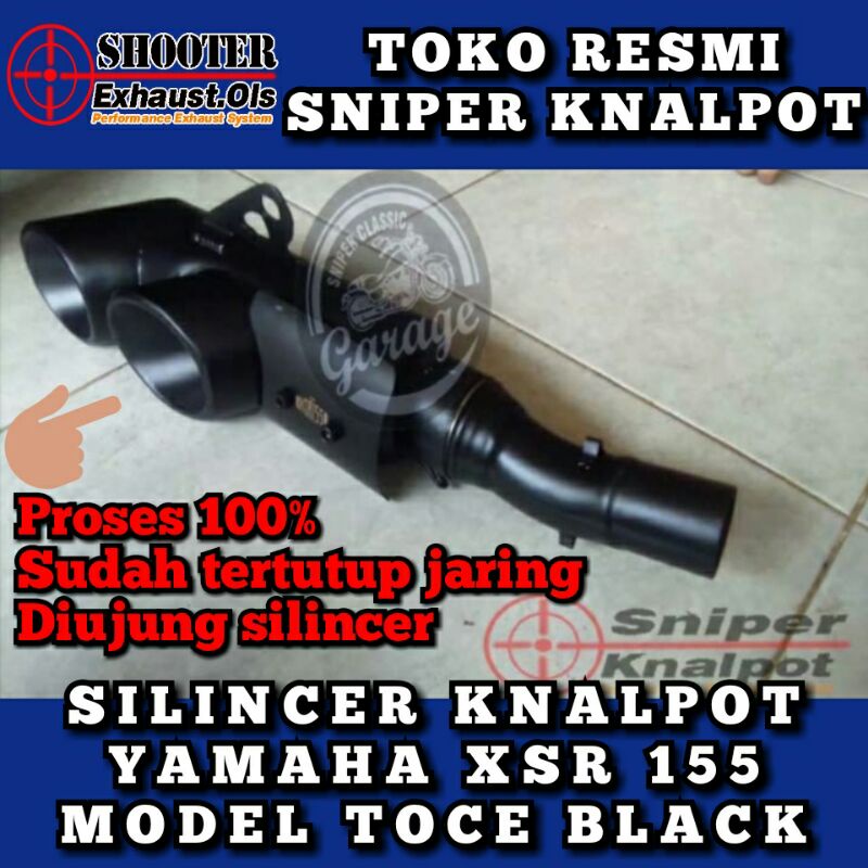 Jual KNALPOT XSR155 SILINCER MODEL TOCE | Shopee Indonesia