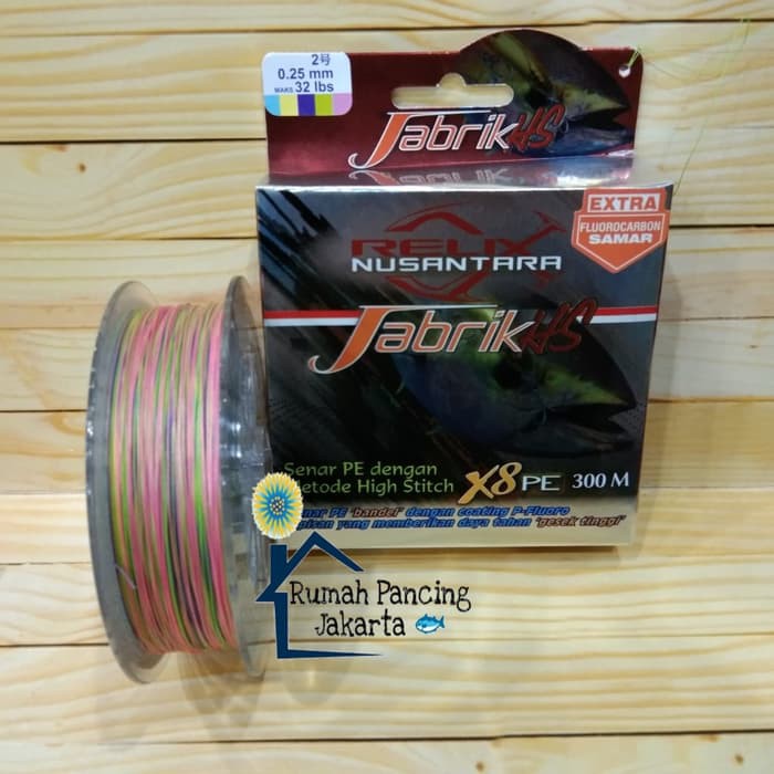 Jual Senar PE Relix Nusantara Jabrik HS X8-300m Pe.2 | Shopee Indonesia
